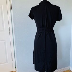JKLA California | Dresses | Jkla California Short Sleeved Black Wrap ...